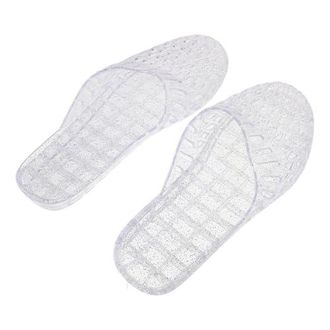 Valiclud FOMIYES Pantoufles D&Eacute;t&eacute; Transparentes pour Femme 38 Semelle Antid&eacute;rapante Plastique Souple Ajour&eacute; Sandales L&eacute;g&egrave;res et Respirantes pour Spa Salle de Ba