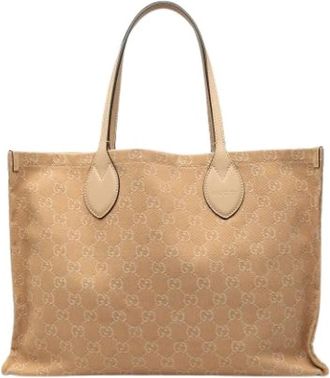 Gucci Pre-owned Vintage Denim Tote - - Pre-owned - Damen - Beige - ONE SIZE
