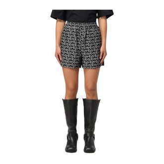 Burberry Femme, Shorts, Gris, Taille: 32 FR Argent &Eacute;l&eacute;gant Short Femme Coupe D&eacute;contract&eacute;e