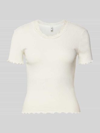 Only Slim Fit T-Shirt aus Baumwoll-Mix Modell VINI