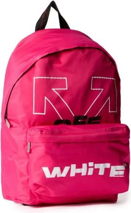 Off-white Femme, Sacs, Rose, Taille: ONE Size Type Logo Backpack