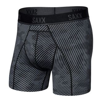 SAXX Underwear Co. Saxx Unterhose f&uuml;r Herren - Kinetic Boxershorts, leicht, Kompressionsgewebe f&uuml;r Herren mit integrierter Tasche - halbe Kompression, Optic Camo / Schwa