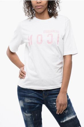 Dsquared2 ICON Logo Printed Crew-neck T-Shirt size Xs