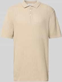 Casual Friday Regular Fit Poloshirt mit Strukturmuster Modell Karl