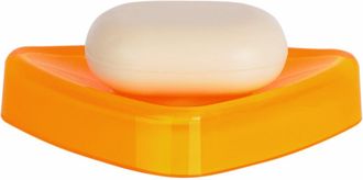 Spirella 10.15495 Trix-Acrylic Safran Seifenschale, Orange