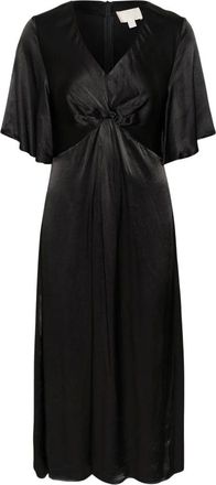 Soaked In Luxury Robe Mi-longue SLMilu - Femme - Robes - Noir - Taille: 38 FR