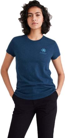 Dockers Graphic Tee Sun and Script Poseidon (Victoria Blue) XL