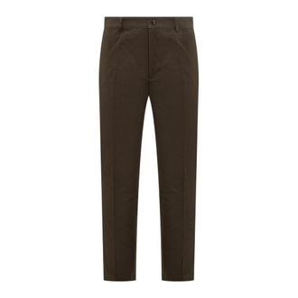 Burberry Slim-Fit Stretch Baumwollhose - - Trousers - Herren - Braun - M