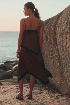 Next Strandkleid Kleid mit Zipfelsaum (1-tlg)