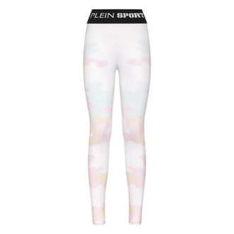 Plein Sport Seamless Sport Leggings Camouflage - - Sport - Damen - Wei&szlig; - M
