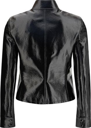 Courr&egrave;ges Vinyl Jacket - Black