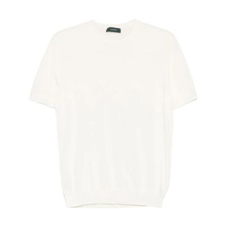 Zanone Homme, Pulls, Blanc, Taille: M Zanone Sweaters White