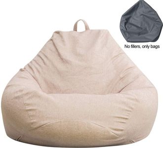 Dioche Gro&szlig;er Sitzsack-Stuhlbezug, Weich, Langlebig, Einfaches Design, f&uuml;r Innenliegen, Sofas, Ersatzbezug f&uuml;r Erwachsene, Wohnzimmer, Schlafzimmer, Stoffmat