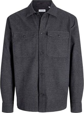 Jack & Jones Jjeperfect Melange Surv&ecirc;tement Ls Sn, Gris fonc&eacute; m&eacute;lang&eacute;, M