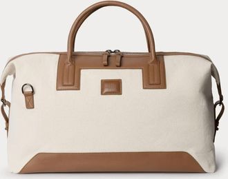 Hackett Reisetasche Wells Canvas mit Leder-Details in