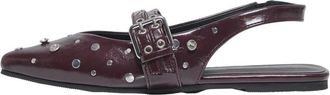 Only Damen Onlaura-5 Pu Slingback Buckle Ballarina, Burgundy, 39 EU