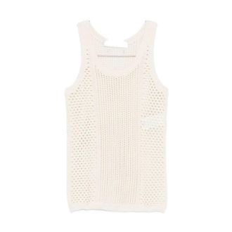 Golden Goose &Auml;rmellose Oberteile - - Tops - Damen - Wei&szlig; - S