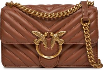 Pinko Handtasche Pinko Love One Mini Dc PE 24 PLTT 100074 A0GK Braun