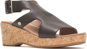 Hush Puppies Damen Maya Ankle Strap Keilsandale, Schwarz, 38 EU