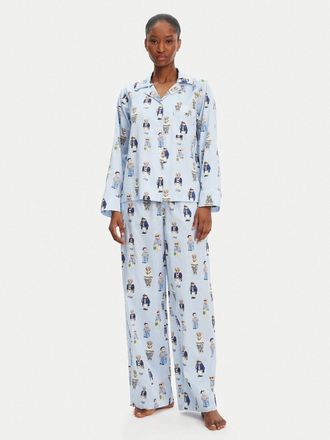 Polo Ralph Lauren Pyjama 4P8046 Blau Relaxed Fit