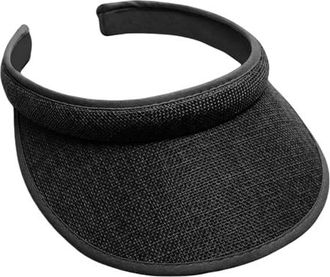 Generico Visi&egrave;re de soleil pour femme, visi&egrave;re r&eacute;glable pour homme et femme | Couvre-chef &eacute;l&eacute;gant en paille avec protection UV respirante pour marche de golf, 