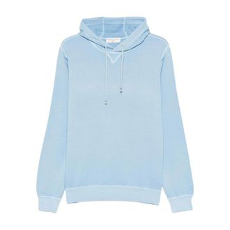 FILIPPO DE LAURENTIIS Sweat &agrave; capuche en coton - Homme - Sweatshirts et sweats &agrave; capuche - Bleu - Taille: S
