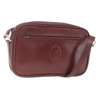 Cartier Sac bandouli&egrave;re vintage Pre-owned - Femme - Pre-owned - Rouge - Taille: ONE Size