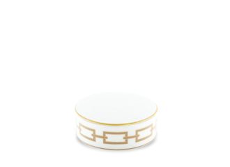 Ginori 1735 Chains - Round Box Objects With Lid cm 13