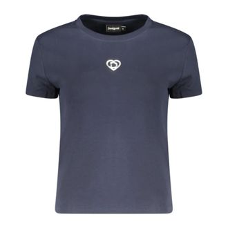 Desigual Femme, Tops, Bleu, Taille: 42 FR Berlin T-Shirt