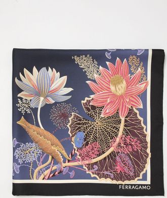 Ferragamo Seidentuch FERRAGAMO Damen Farbe Navy