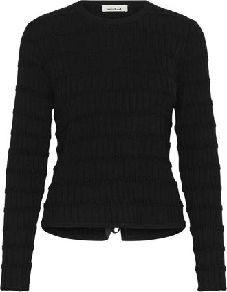 Soaked In Luxury Femme, Pulls, Noir, Taille: 36 FR Tricot &agrave; col rond