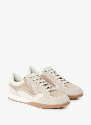 Geox Baskets Maryemy en cuir m&eacute;lang&eacute;e