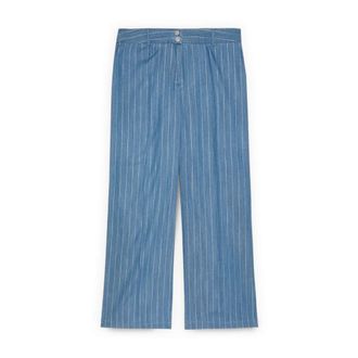 Fiorella Rubino Damen, Hosen, Blau, 6XLGr&ouml;&szlig;e