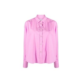 Forte_Forte Maskulin Inspiriertes Hemd - - Blouses & Shirts - Damen - Rosa - XS