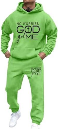 Generic Surv&ecirc;tement pour homme imprim&eacute; sweat &agrave; capuche jambe droite jogging ensembles de sport moderne jogging tops pantalon 2 pi&egrave;ces d&eacute;contract&eacute; v&ecirc;tements de