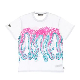 Octopus Homme, Tops, Multicolore, Taille: XL Draft Tee White T-shirt &agrave; Manches Courtes