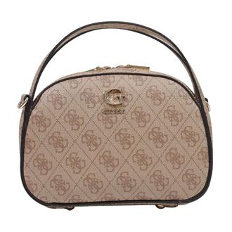 Guess Femme, Sacs, Beige, Taille: ONE Size Coleen Logo Small SA