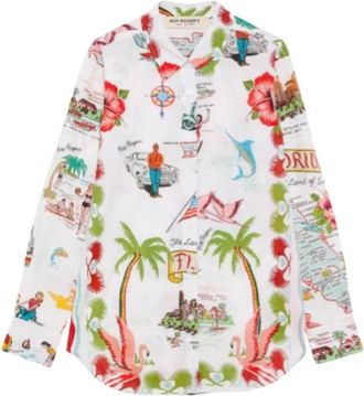 Roy Rogers Femme, Blouses et Chemises, Multicolore, Taille: 38 FR Camicia fantasia