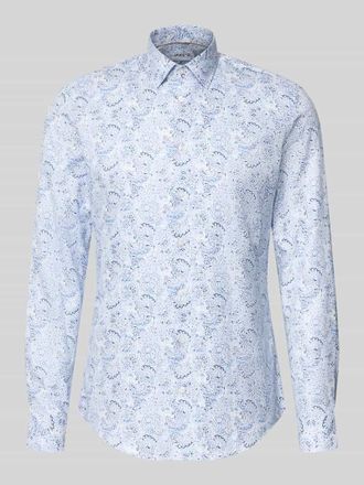 Jake*s Slim Fit Businesshemd aus reiner Baumwolle