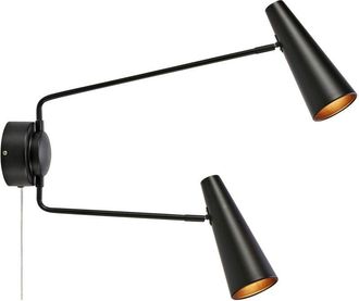 Marksl&ouml;jd Applique double 2 x 40w max e14 noir - markslojd - peak 88856626 88856626 88856626 88856626