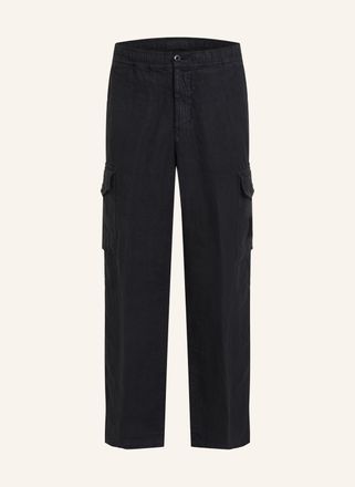 Stone Island Cargohose Ghost Regular Fit Aus Leinen blau