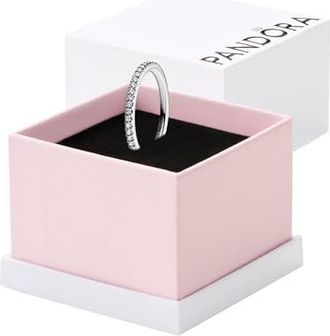 Pandora Pandora Timeless Bague Éternité en argent sterling avec zircones cubiques transparentes, taille 54