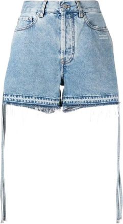 Off-white Femme, Shorts, Bleu, Taille: W26 Riserva Shorts