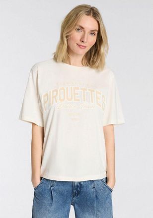 HUGO BOSS T-Shirt Eregular Premium Damenmode im Relaxed Fit