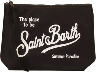 MC2 Saint Barth Femme, Sacs, Noir, Taille: ONE Size Aline Nylon Clutch Bag