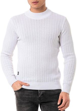 Red Bridge Strickpullover mit kurzem Stehkragen in Rippstrick Kurzer Stehkragen in Feinstrick