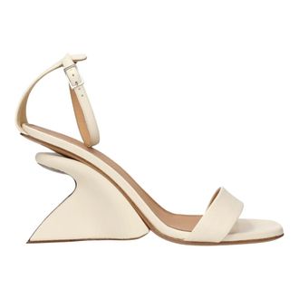 Off-white Femme, Chaussures, Blanc, Taille: 36 EU Sandales Plateformes en Cuir