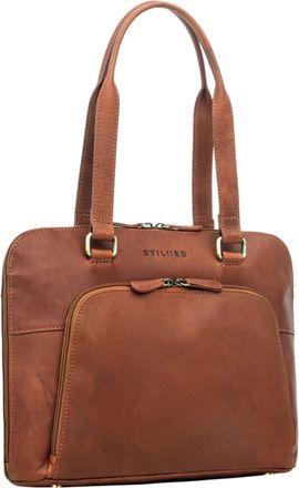 STILORD Hermione Echt Leder Business-Tasche 13,3 Zoll Damen Elegant und Stilvoll Vintage Shopper für Büro, Notebook und Akten-Tasche Frauen Arbeitstasche Lede