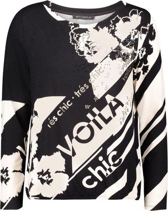 Betty Barclay Kurzarmshirt Damen mit Gummizug (1-tlg)