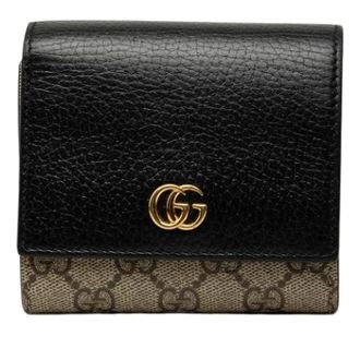 Gucci Portefeuille Pre-owned en toile - Femme - Pre-owned - Noir - Taille: ONE Size